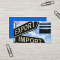 Export Import business card | Zazzle