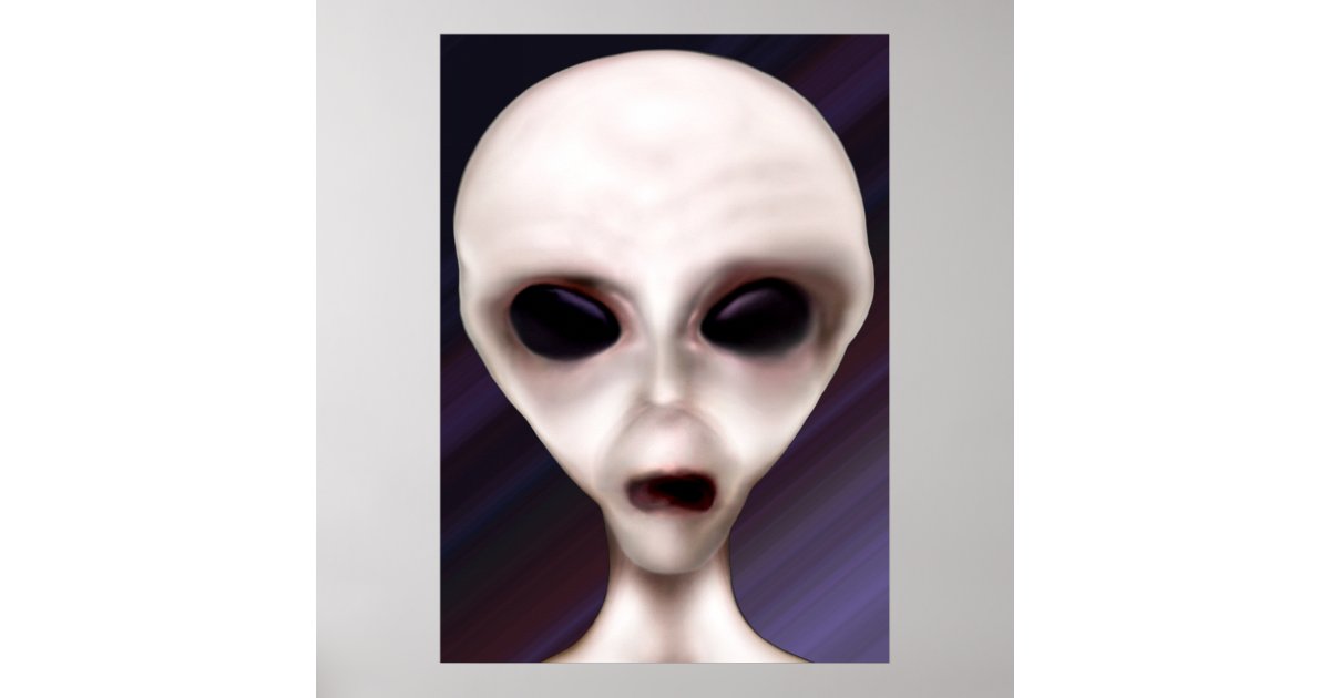 Extraterrestrial Biological Entity Poster | Zazzle