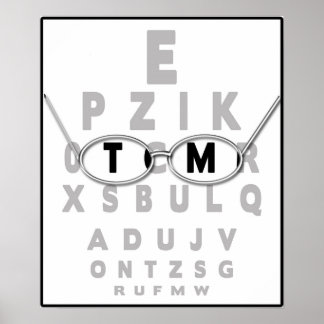 Eye Test Posters | Zazzle.co.uk