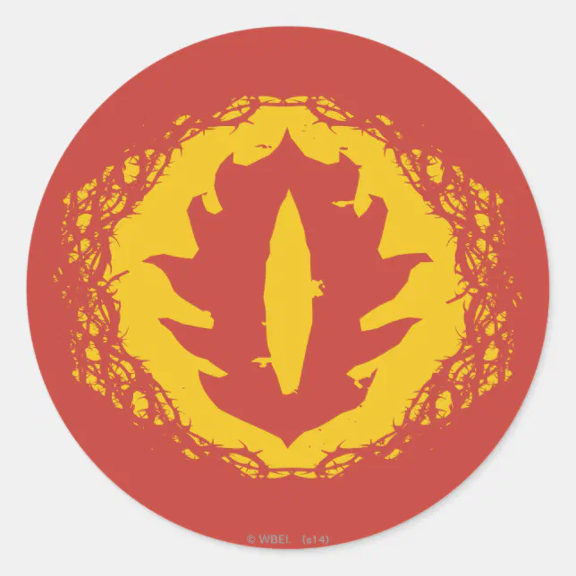 Eye of Sauron Icon Classic Round Sticker | Zazzle