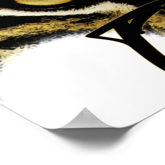 Eye of the tiger, tiger, motivational, inspiration poster | Zazzle