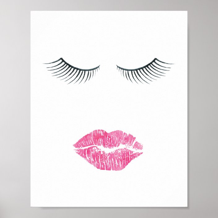 Eyelashes Poster | Zazzle.co.uk