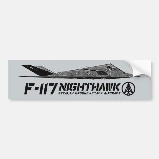 F-117 Nighthawk Bumper Sticker | Zazzle