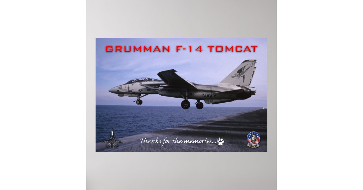 F-14 Tomcat Poster | Zazzle