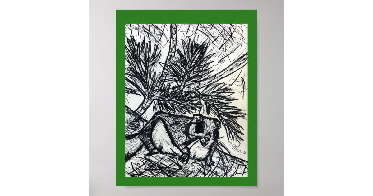 Fabulous Dwarf Flying Squirrel Poster | Zazzle