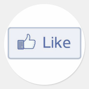 Facebook Like Stickers & Labels | Zazzle UK
