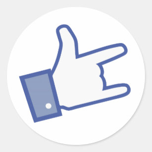 Facebook Like Stickers & Labels | Zazzle UK