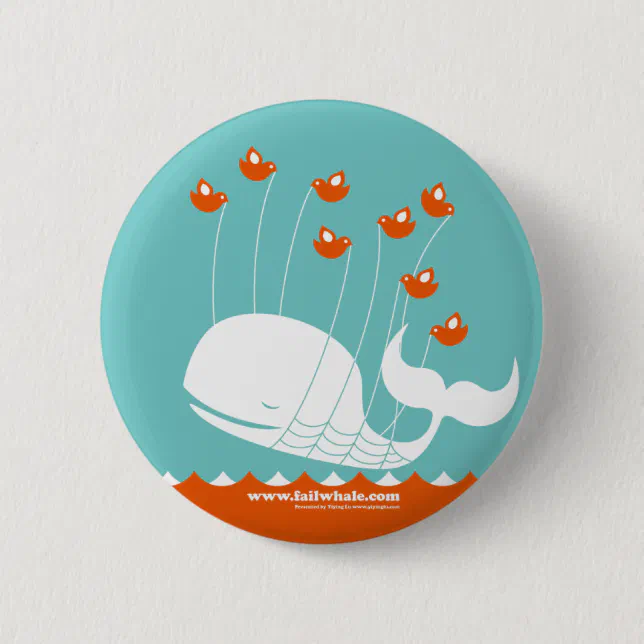 Fail Whale Button | Zazzle