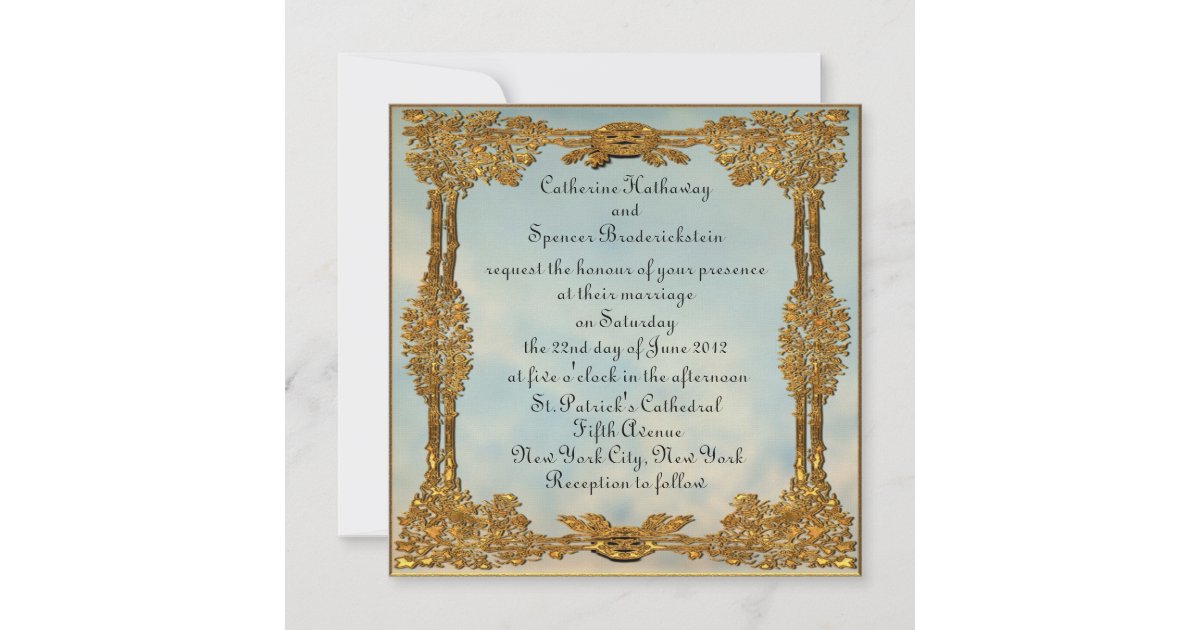 Fairy Tale Wedding Invitation | Zazzle