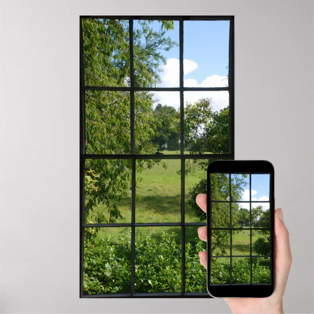 Fake window poster | Zazzle