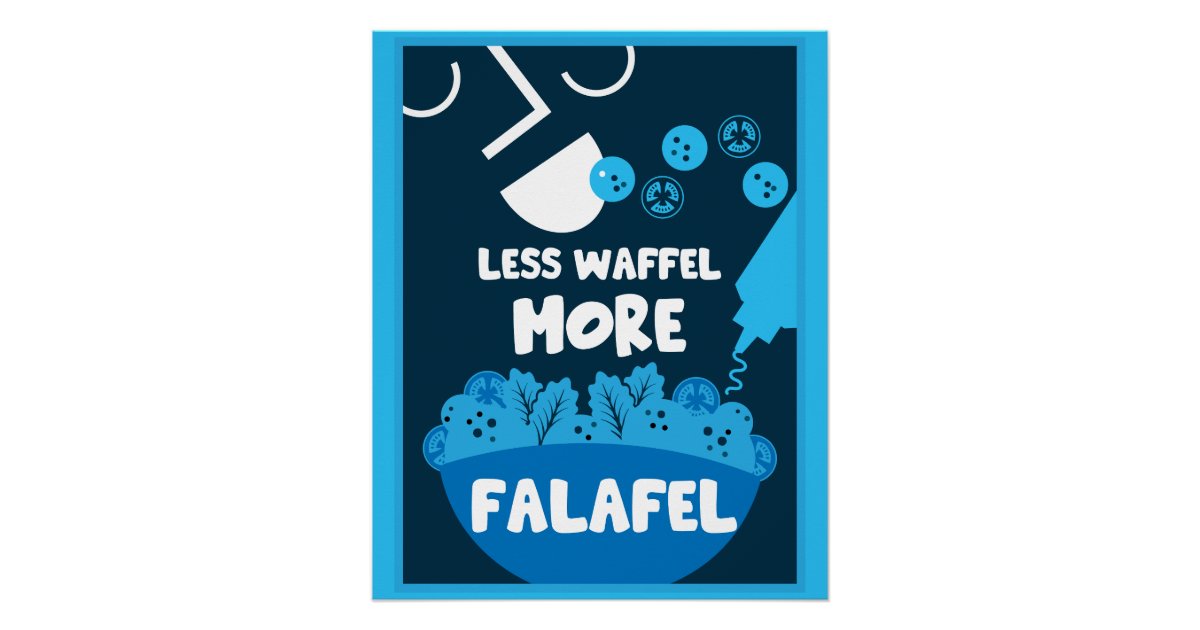 Falafel Street Food Poster | Zazzle