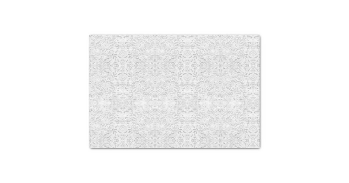 Falln White Lace Tissue Paper | Zazzle