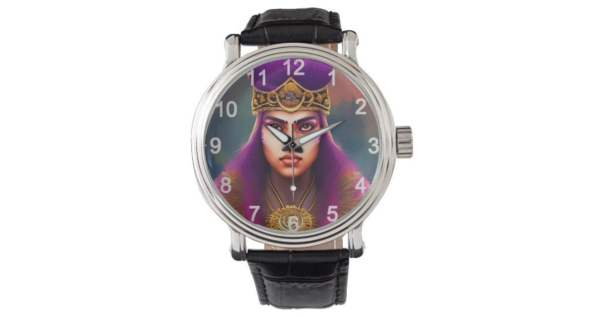 Fallon The Fierce Freedom Warrior, Wrist Watch | Zazzle