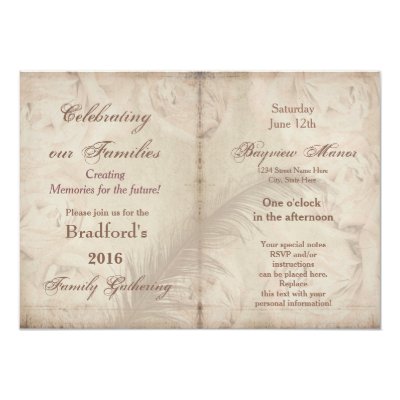 Family Gathering Invitations | Zazzle UK