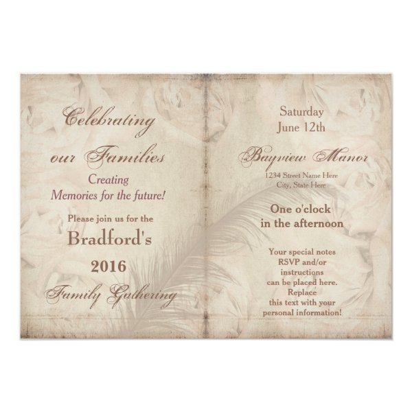 Family Gathering Invitations | Zazzle UK