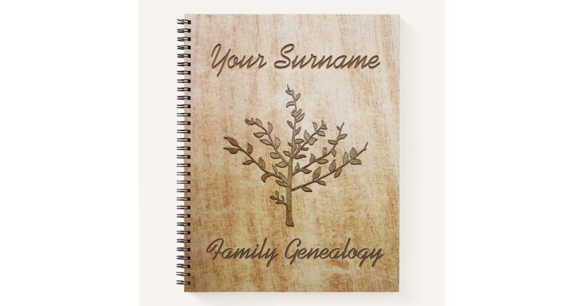 Family Genealogy Notebook | Zazzle