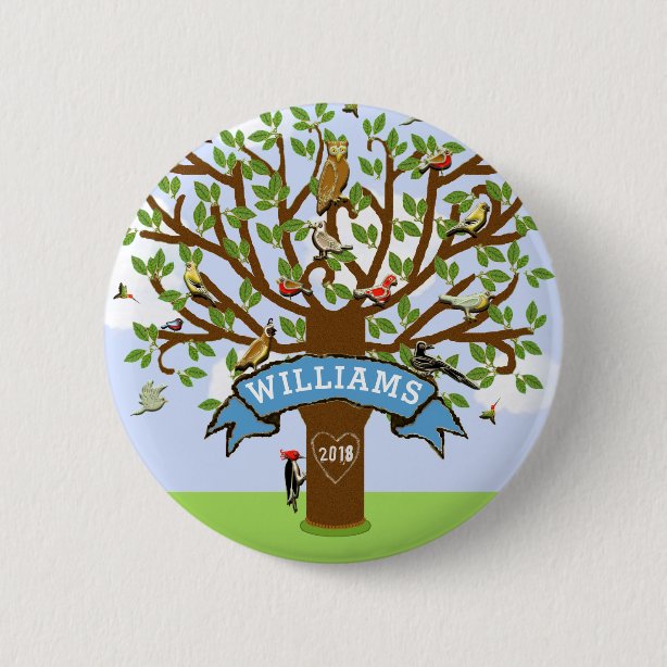 Family Tree Family Reunion Badges & Patches | Zazzle UK