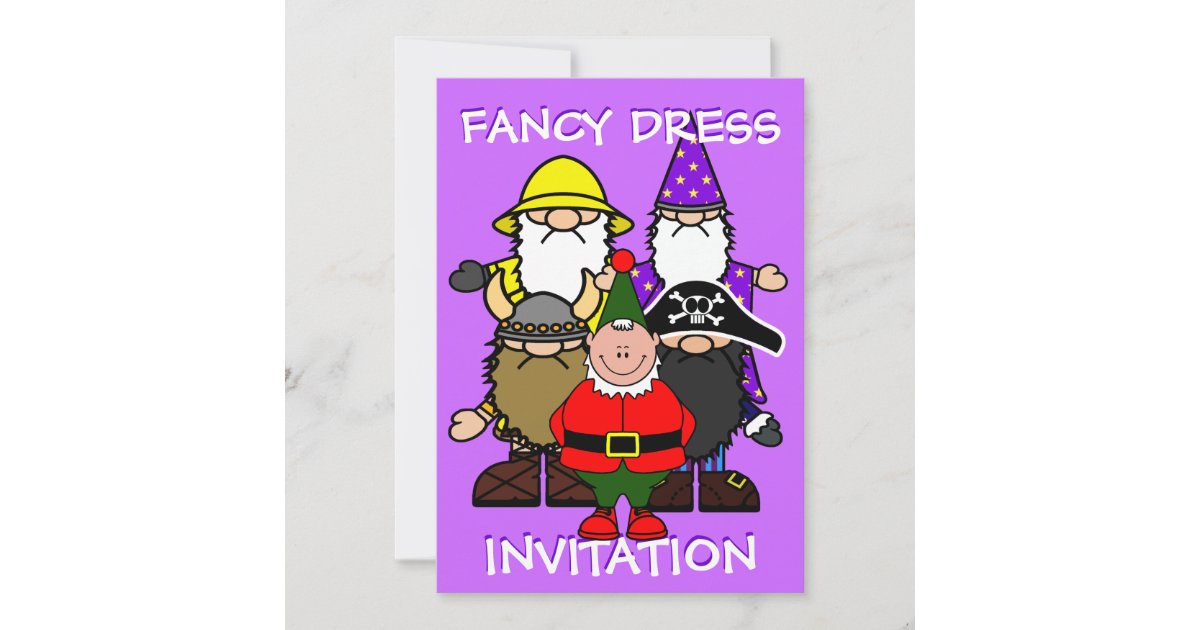 Fancy Dress Party Invitation | Zazzle