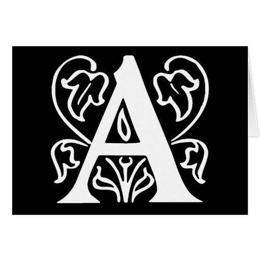 Fancy Letter A | Zazzle