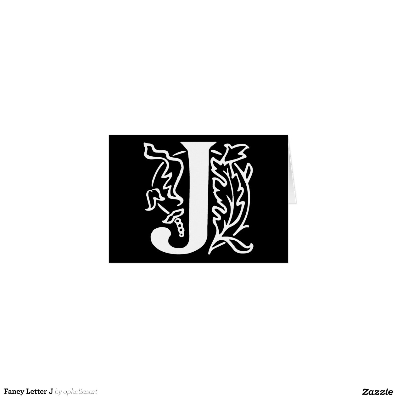 Fancy Letter J | Zazzle