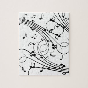 Music Notes Jigsaw Puzzles | Zazzle.co.uk