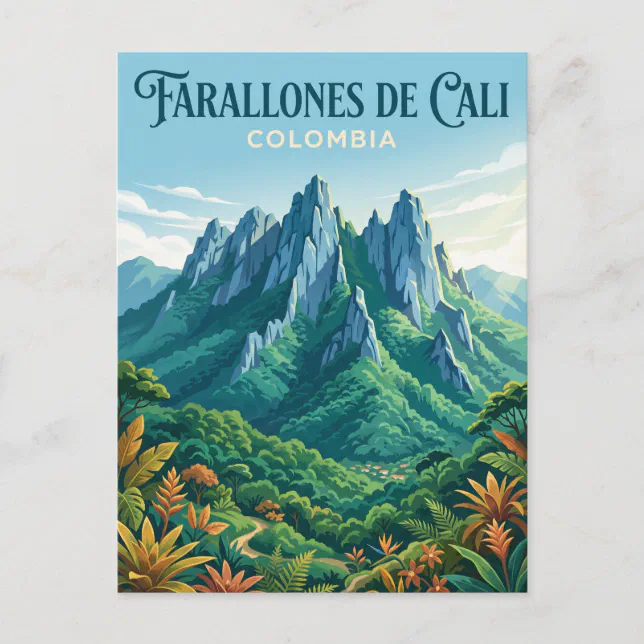 Farallones de Cali National Park Colombia Postcard | Zazzle