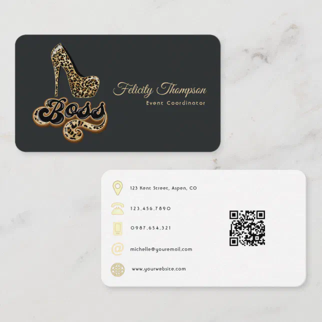 Fashion QR Code Business Card | Zazzle