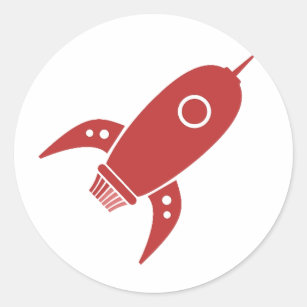 Red Rocket Stickers & Labels | Zazzle UK