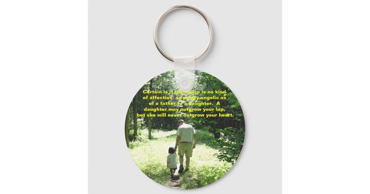 Father & Daughter Keychain | Zazzle