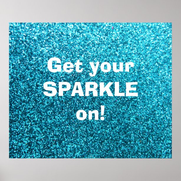 Glitter Posters & Prints | Zazzle UK