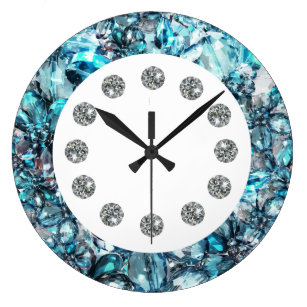 Bling Wall Clocks | Zazzle UK