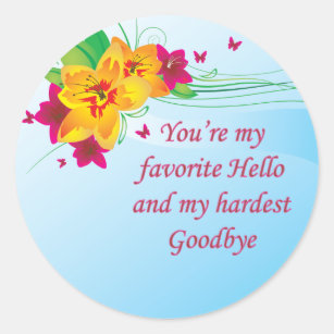 Goodbye Stickers & Labels | Zazzle UK