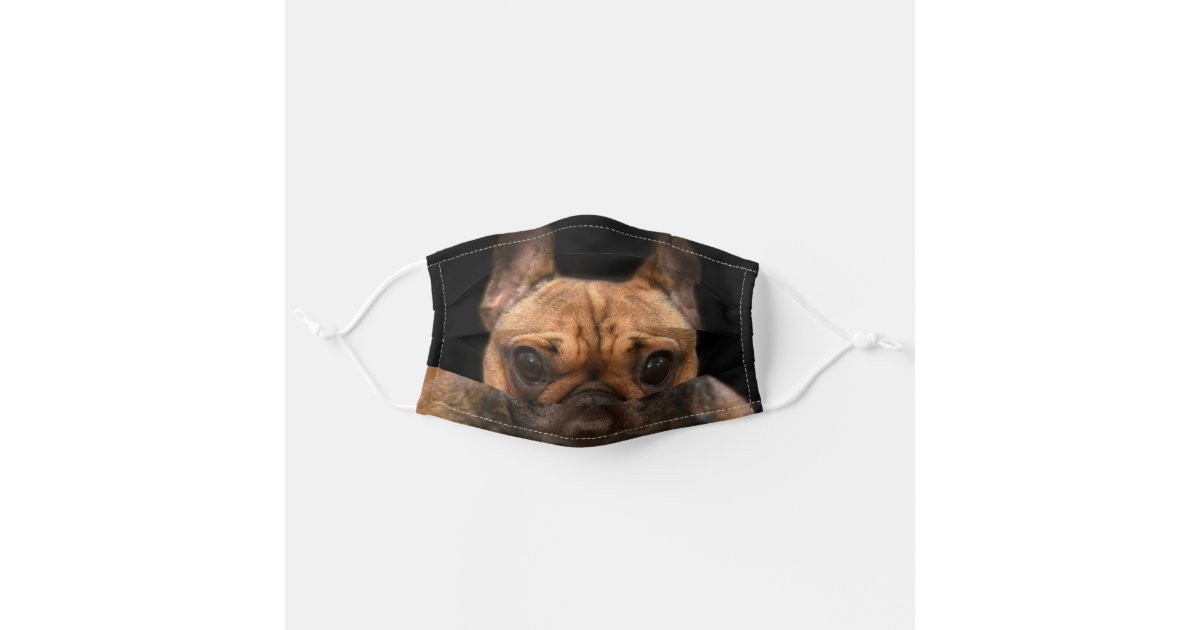 Fawn Frenchie Cloth Face Mask | Zazzle