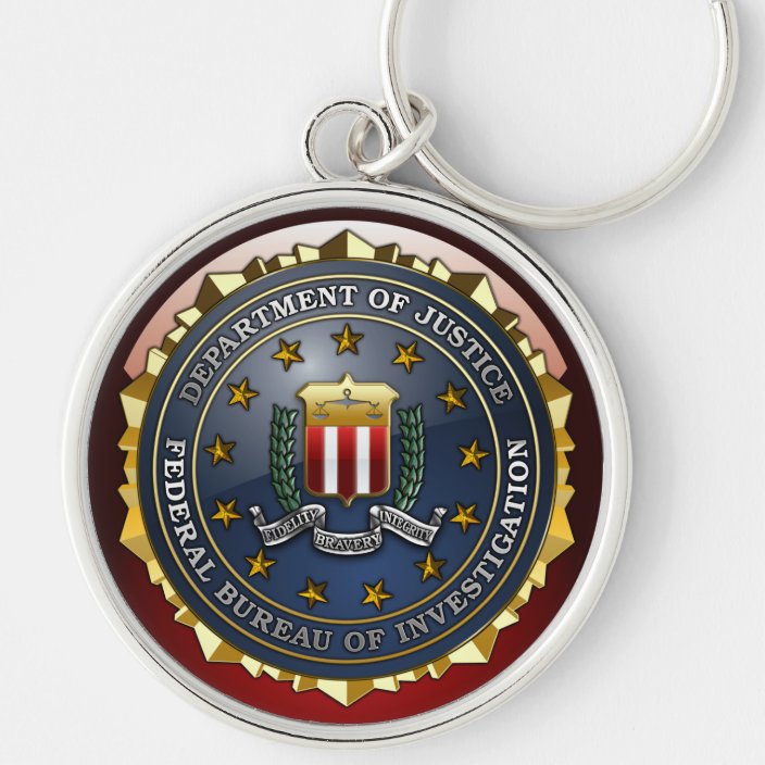 FBI Emblem Key Ring | Zazzle