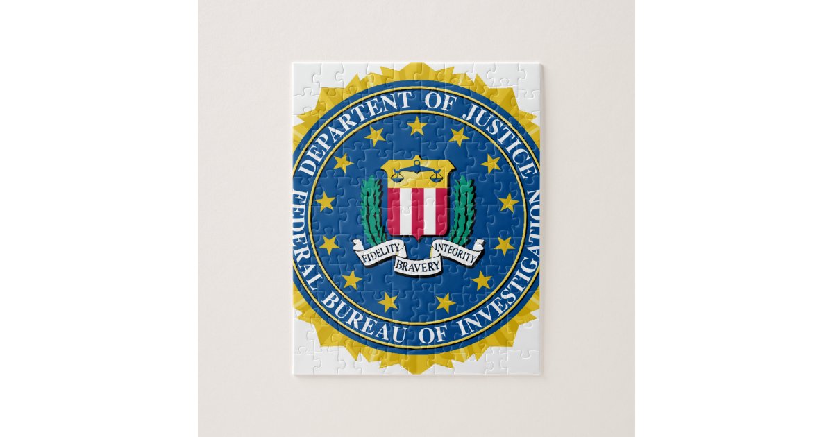 FBI Seal Jigsaw Puzzle | Zazzle