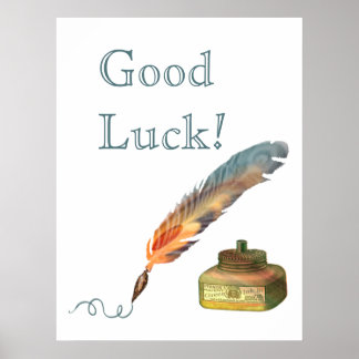 Good Luck Posters | Zazzle.co.uk