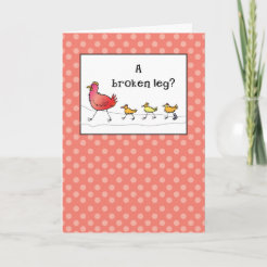 Broken Leg Cards | Zazzle UK