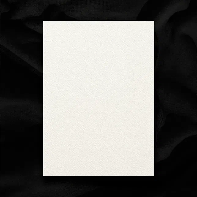 Felt Ecru 5" x 7" Blank Sample Wedding Invitation | Zazzle