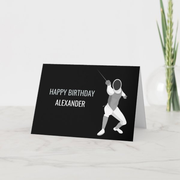 Fencing Cards | Zazzle UK