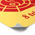 Feng Shui - Bagua Red Poster | Zazzle