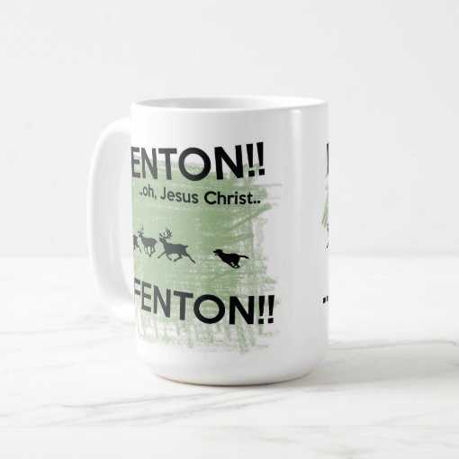 Fenton - Jesus Christ!! Fenton dog mug | Zazzle