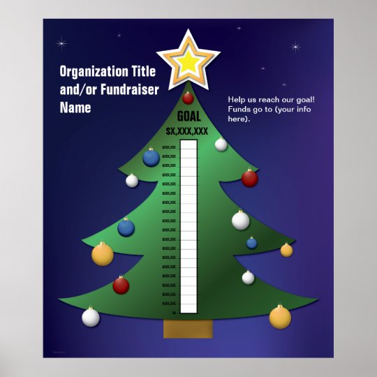 Festive Christmas Tree Chart | Zazzle.co.uk