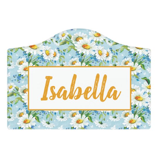 Field of Daisies Door Sign | Zazzle.co.uk