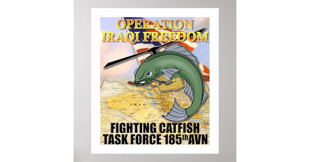 Fighting Catfish Poster | Zazzle