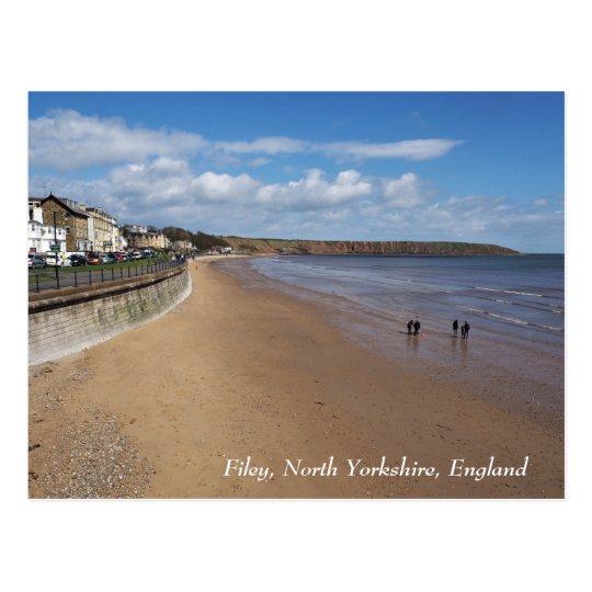 Filey, North Yorkshire, England, Postcard | Zazzle.co.uk