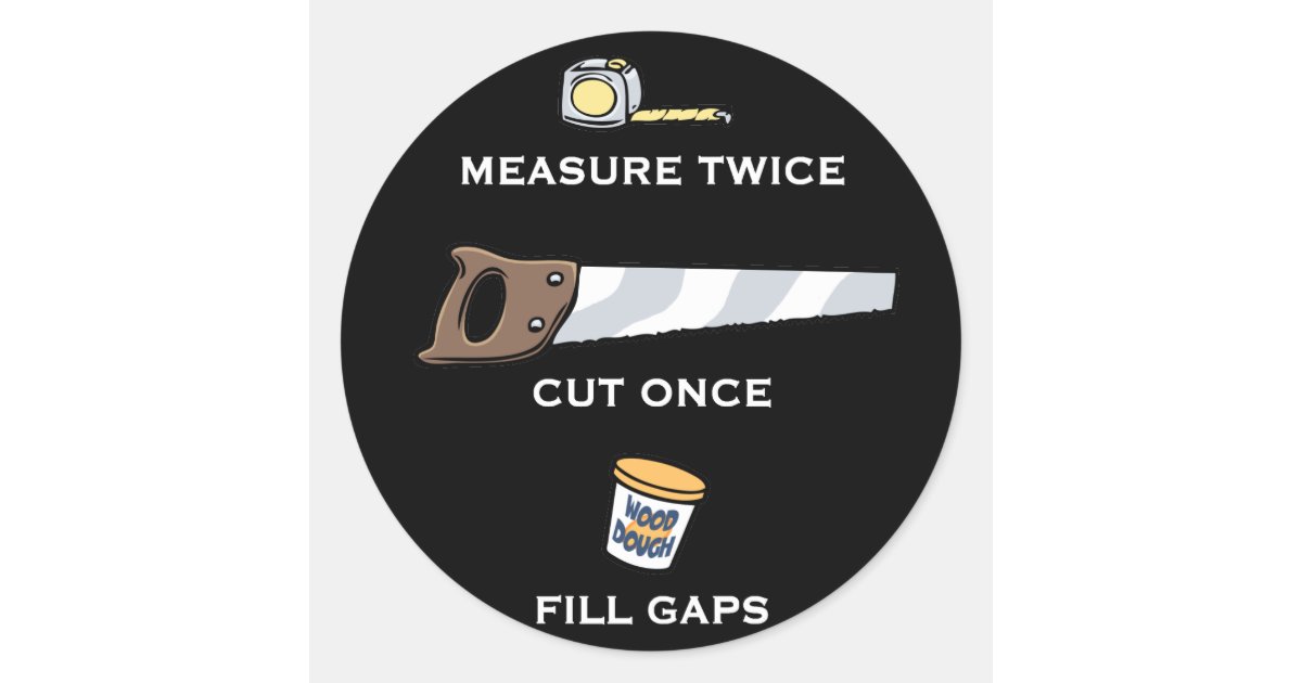 Fill Gaps Classic Round Sticker | Zazzle