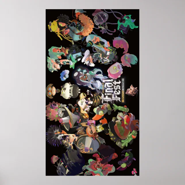 Final Fest Splatoon 2 Splatocalypse Poster | Zazzle