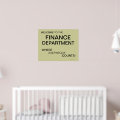 Finance Department Poster | Zazzle