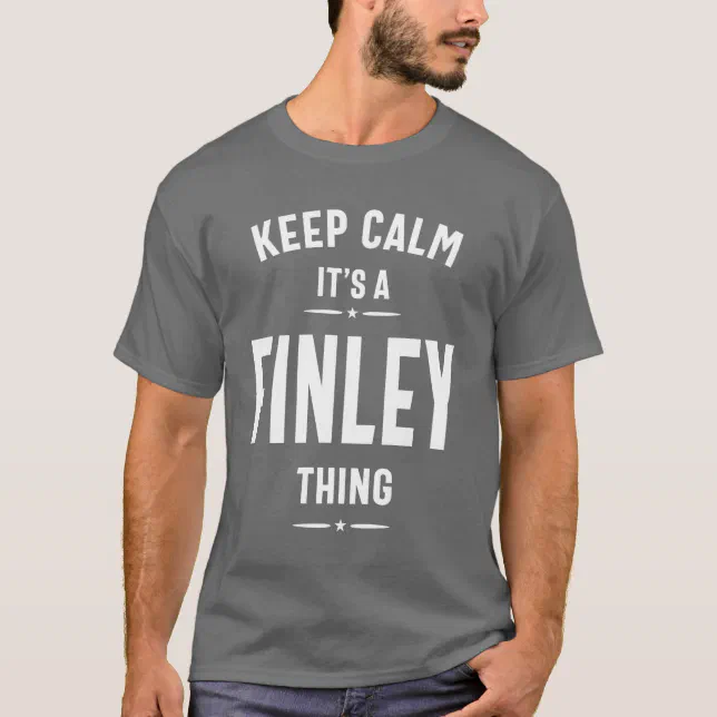 Finley Personalised Name Birthday Gift T-Shirt | Zazzle