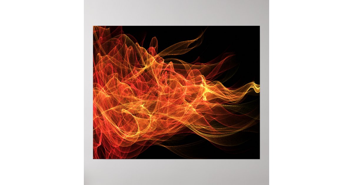 Fire Triangle Poster | Zazzle